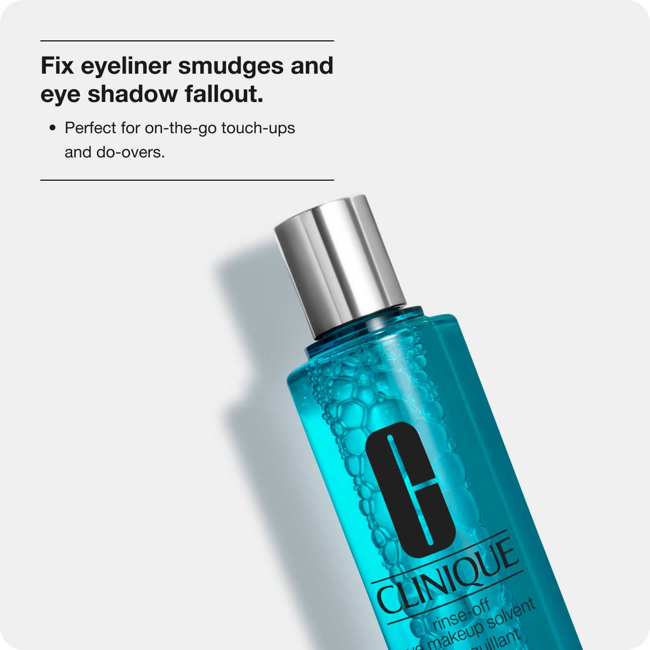 Rinse-Off Eye Makeup Remover Solvent | Clinique